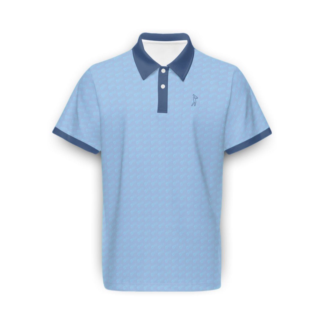 YOLO Golf Men's "Out of Office" EcoTee Polo Shirt | Blue Dream ...